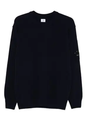 C.P. COMPANY Wool Crewneck Sweater - Blue