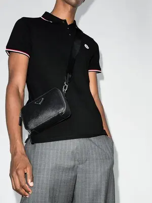 Moncler Logo Cotton Polo Shirt