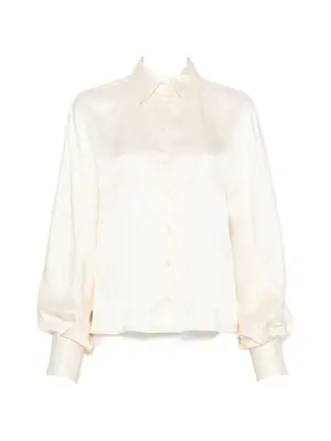 Brunello Cucinelli Silk Shirt With Classic Collar
