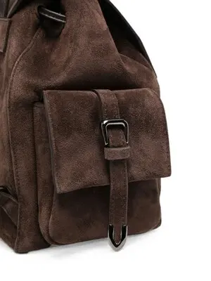Brunello Cucinelli Suede Leather Backpack