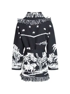 Alanui Canyon Spirit Cashmere Cardigan With Fringe