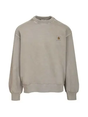 Carhartt Work In Progress Cotton Crewneck Sweatshirt - Grey