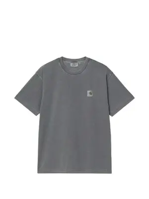 Carhartt Work In Progress Logo Cotton T-shirt - Grey