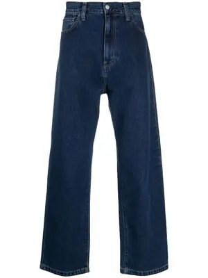 Carhartt Work In Progress Landon Wide Leg Denim Jeans - Blue