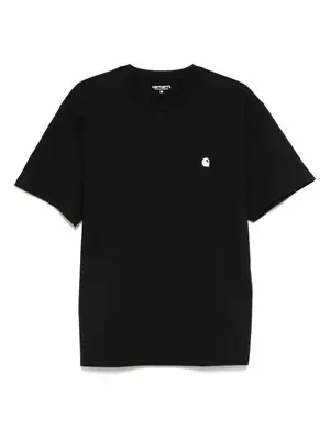 Carhartt Work In Progress Logo Cotton T-shirt - Black