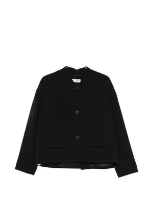 Alberto Biani Button-fastening Flap-pocket Jacket - Black
