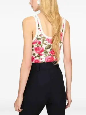 Chloé Printed Cotton Tank Top