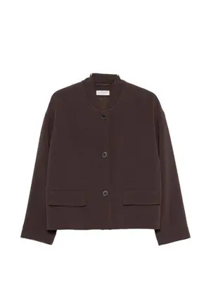 Alberto Biani Button-fastening Flap-pocket Jacket - Brown