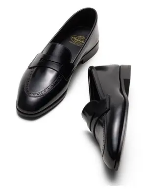 Church's Onyx Leather Loafers