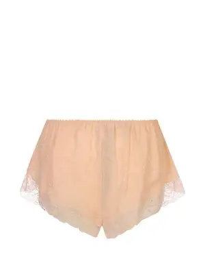 Chloé Lace Detail Silk Shorts