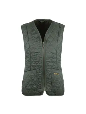 Barbour Quilted Zip-up Vest With Logo Detail