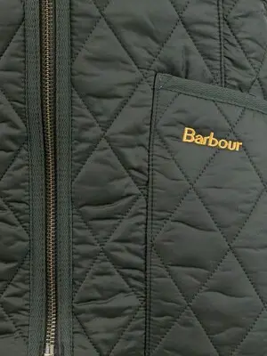 Barbour Quilted Zip-up Vest With Logo Detail