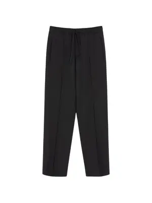 Valentino Garavani Vlogo Wool Trousers - Black