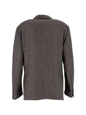 LARDINI Roma Prince Of Wales Check-pattern Blazer