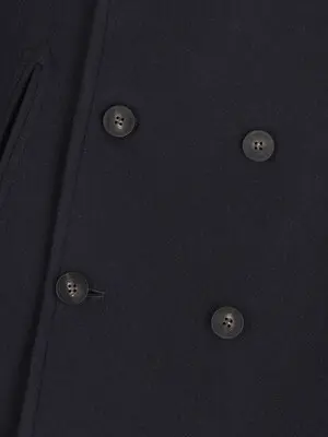 CAMPLIN Double-breasted Notch-lapel Peacoat