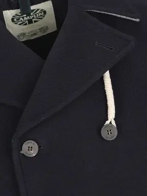 CAMPLIN Double-breasted Notch-lapel Peacoat