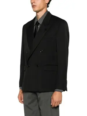 LARDINI Double-breasted Peak-lapel Blazer