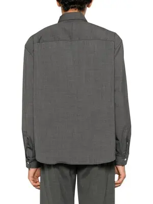 LARDINI Chest-pocket Button-up Shirt