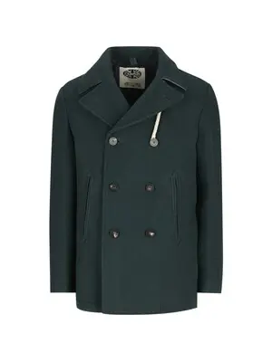CAMPLIN Double-breasted Peacoat