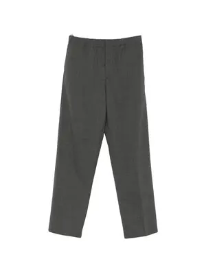 LARDINI Elasticated-waistband Trousers - Grey