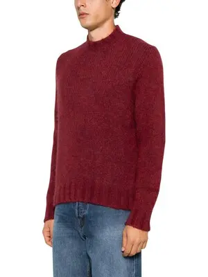 DOPPIAA Ribbed-knit Mock-neck Sweater