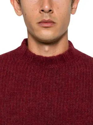 DOPPIAA Ribbed-knit Mock-neck Sweater