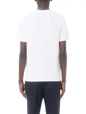 Valentino Garavani Cotton T-shirt With Vlogo Embroidery