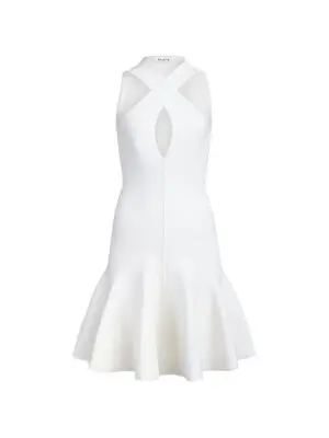 Alaïa Silk Blend Midi Dress