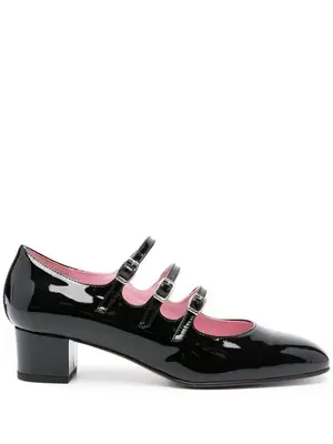 CAREL Kina Patent Leather Pumps - Black