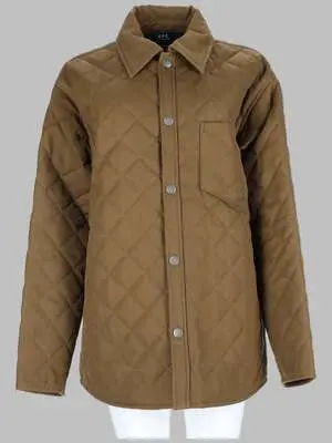 A.p.c. Quilted Button-up Shirt Jacket