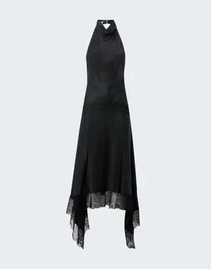 Andamane Ruched Spaghetti Strap Open-back Mini Dress