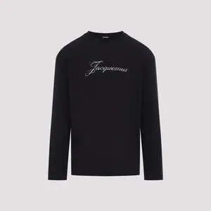Jacquemus Jacquard Cotton T-shirt - Black