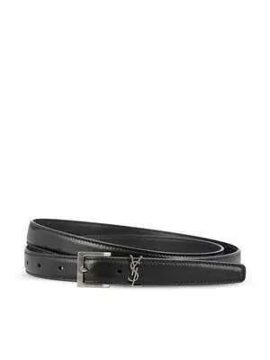 Saint Laurent Style Leather Belt For - Nero