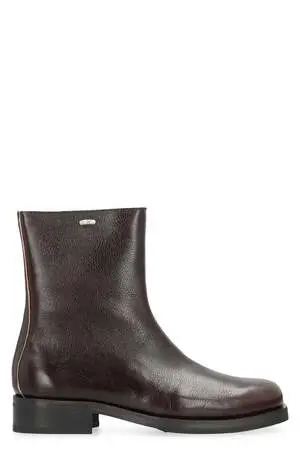 Our Legacy Leather Side-zip Boots