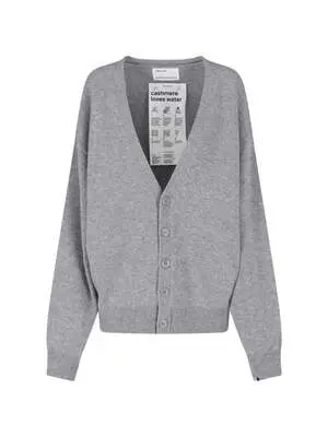 Extreme Cashmere V-neck Button-front Cardigan