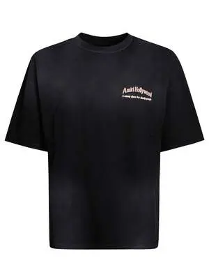 Amiri Oversized Cotton T-shirt With Chest And Back Print