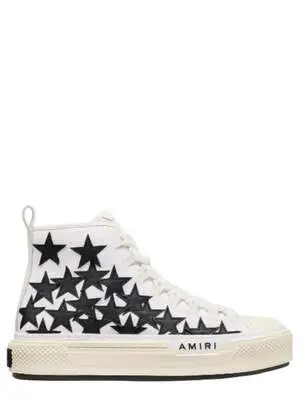 Amiri High-top Star Appliqué Sneakers - Bianco