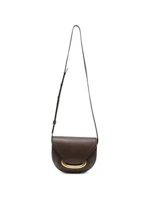 WANDLER WANDLER Mini Leather Crossbody Bag Marrone