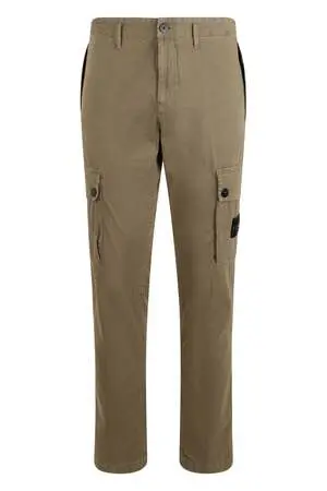 Stone Island Lightweight Cotton-stretch Cargo Pants