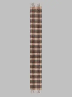 Polo Ralph Lauren Plaid Wool-blend Fringe Scarf - Multicolour