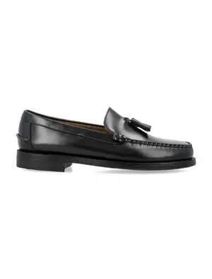 SEBAGO Leather Tassel Loafers - Nero