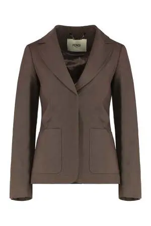 Fendi Wool-mohair Blend Blazer