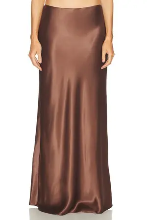 SRG Quinn Maxi Skirt - Coffee