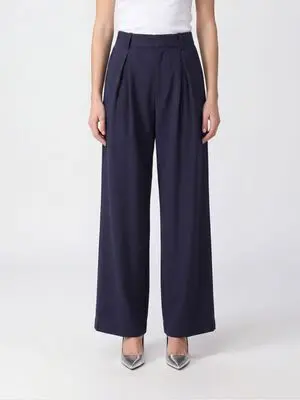 MAISON MARGIELA Wide Leg Pleated Trousers