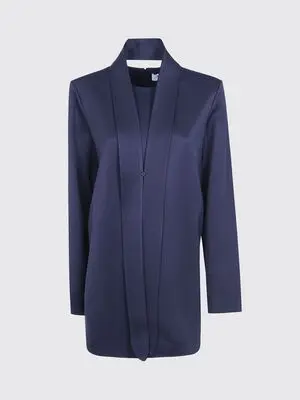 TOTEME Sustainable Viscose Mini Tunic With Long Sleeves And Waist Belt