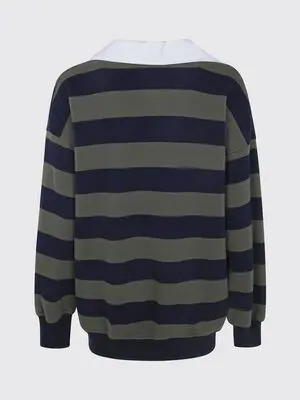 N° 21 Striped Sweatshirt - Green