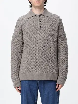 Bottega Veneta Textured Polo Sweater