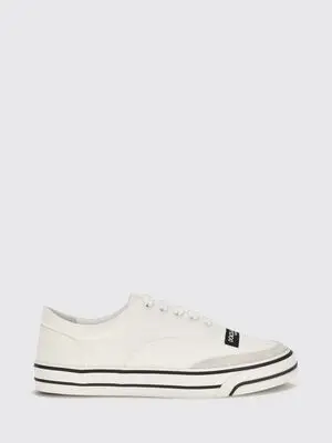 DOLCE & GABBANA Dg Sailing Low-top Sneakers In Leather And Cotton Canvas