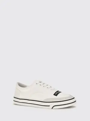 Dolce & Gabbana Dg Sailing Low-top Sneakers In Leather And Cotton Canvas