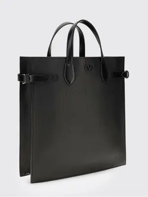 Valentino Garavani Textured Leather Tote Bag